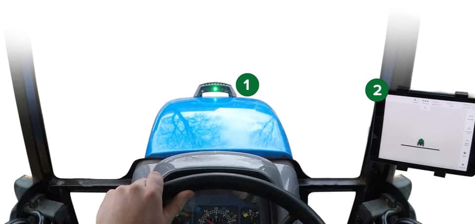 onTrak Agricultural Tractor GPS System